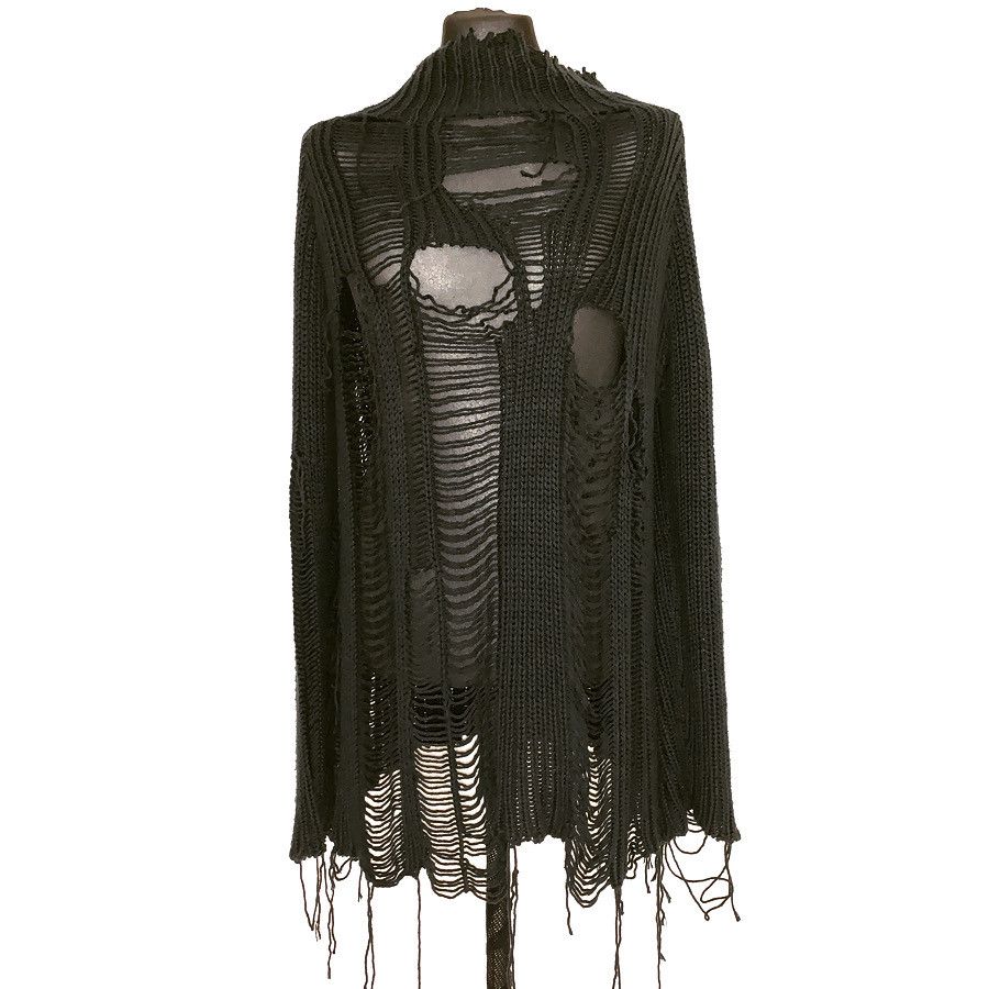 Raf Simons A/W 1998 Destroyed Knit | Grailed