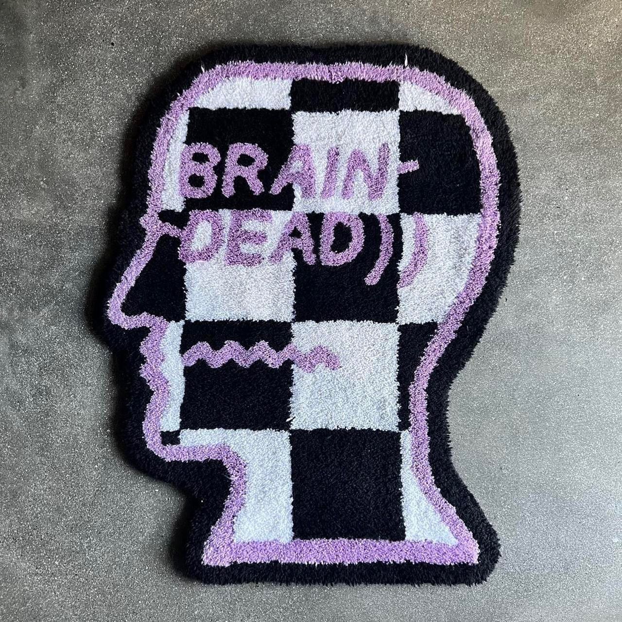 Brain Dead Brain Dead Logo Head Rug | Grailed