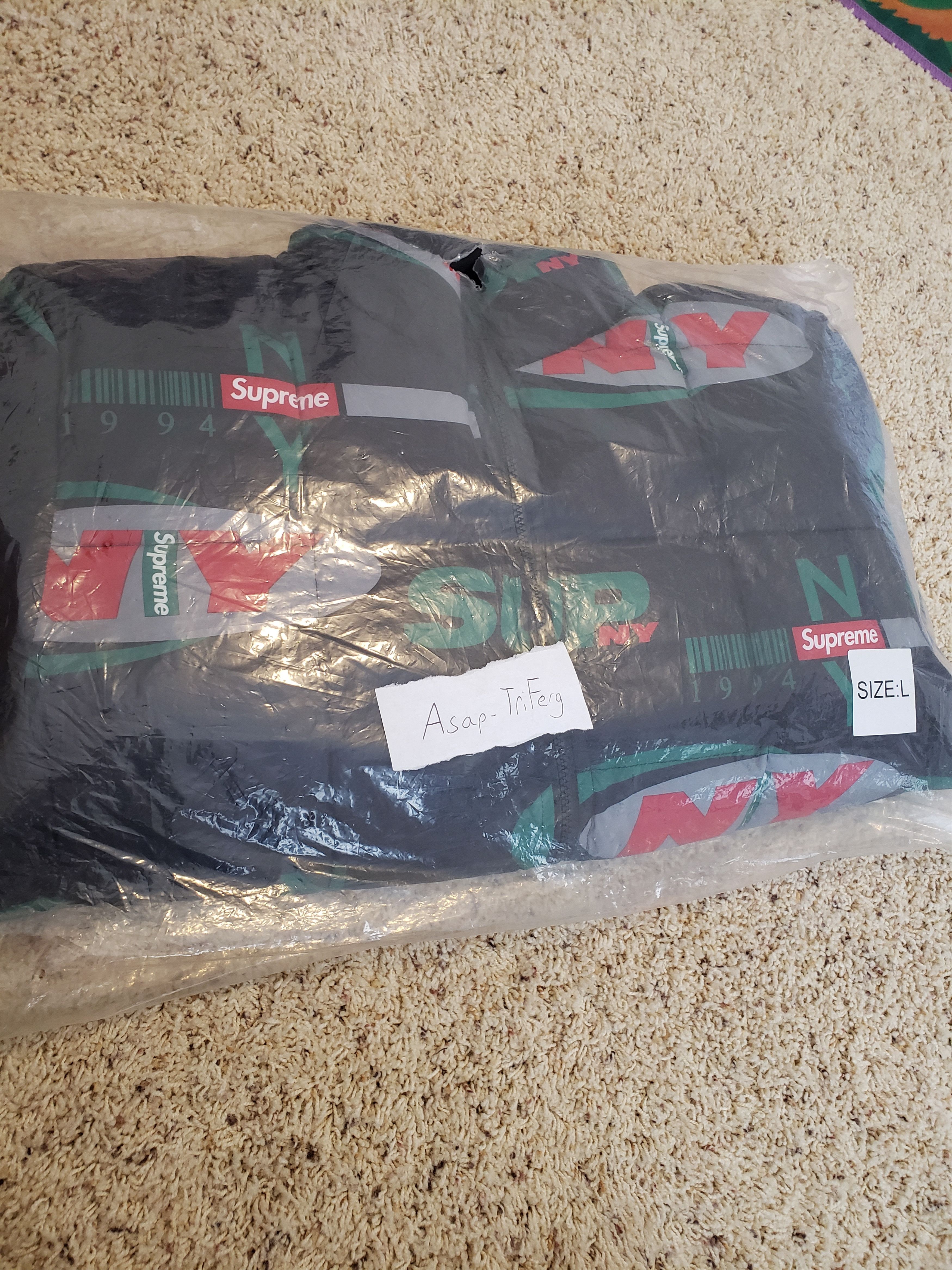 Supreme Deadstock Supreme NY Reversible Puffy / Puffer Jacket | Grailed