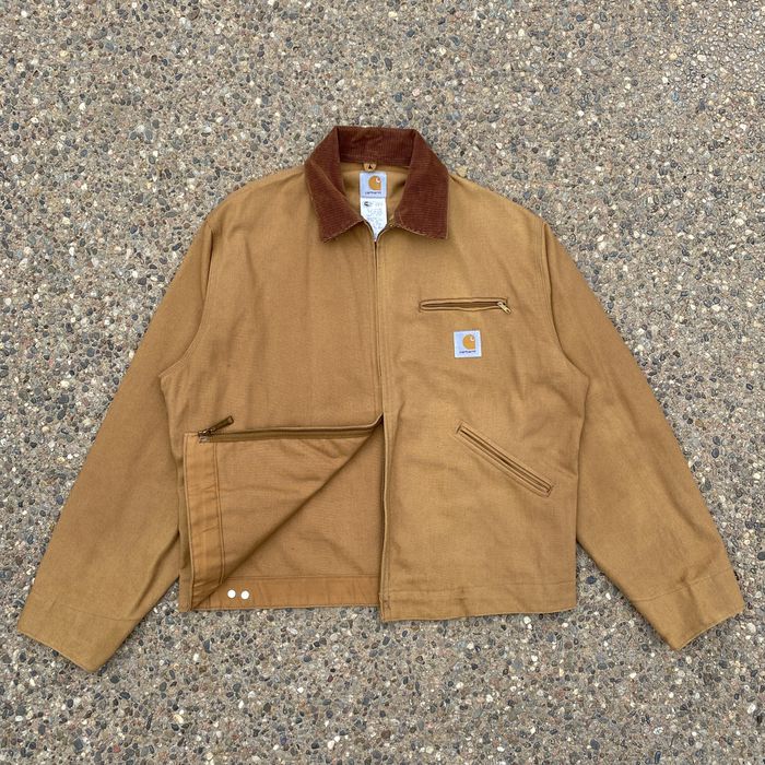 Carhartt Carhartt J108 Detroit Jacket USA Made Unlined Firm Duck L | Grailed