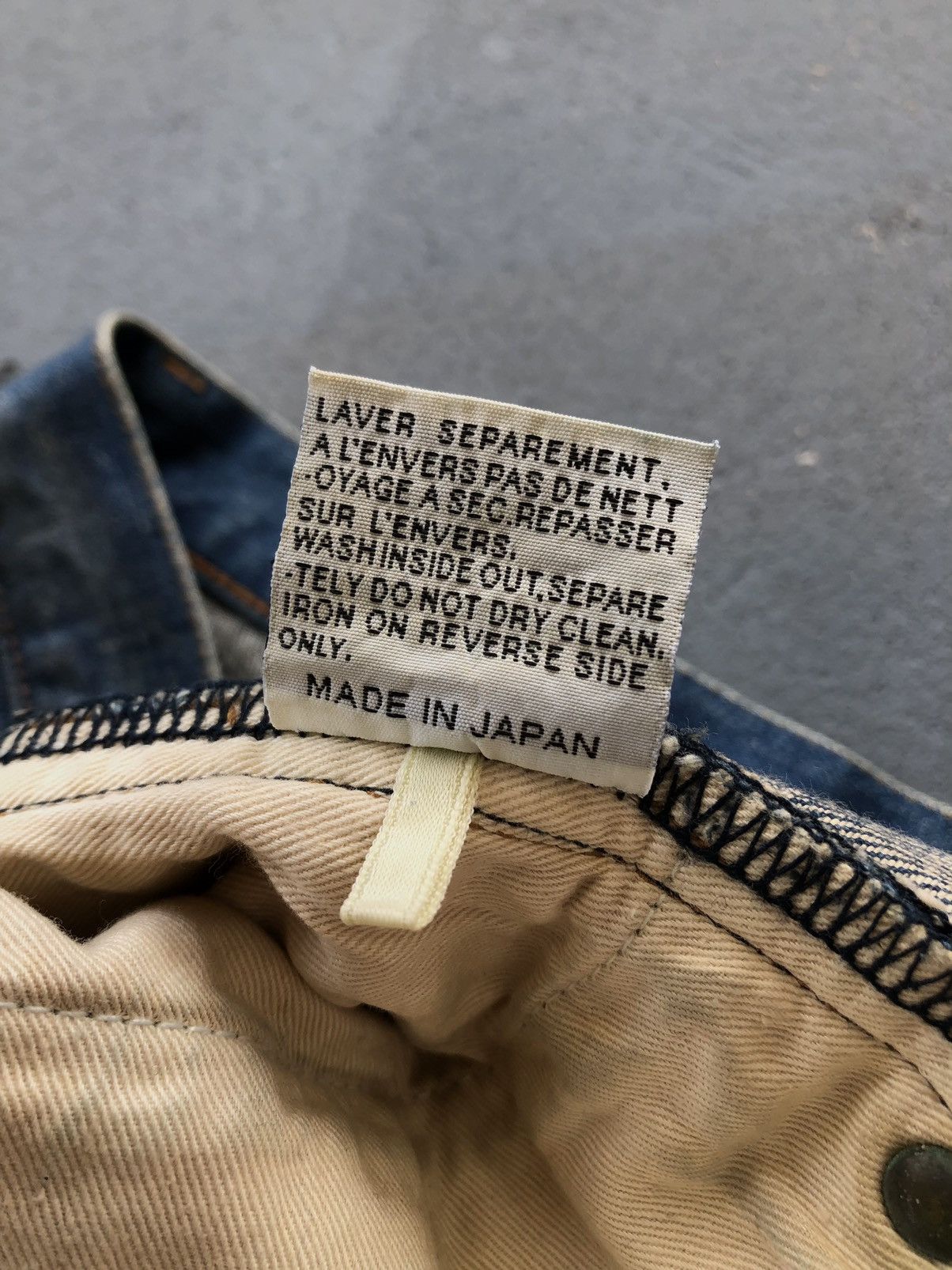 Dior Dior Homme AW03 Luster Reissued Waxed Clawmark Denim Jeans | Grailed