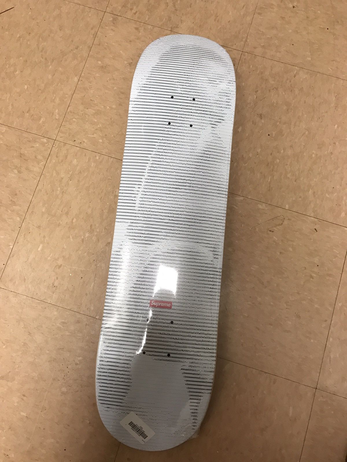 Supreme White Digi Skate Deck | Grailed