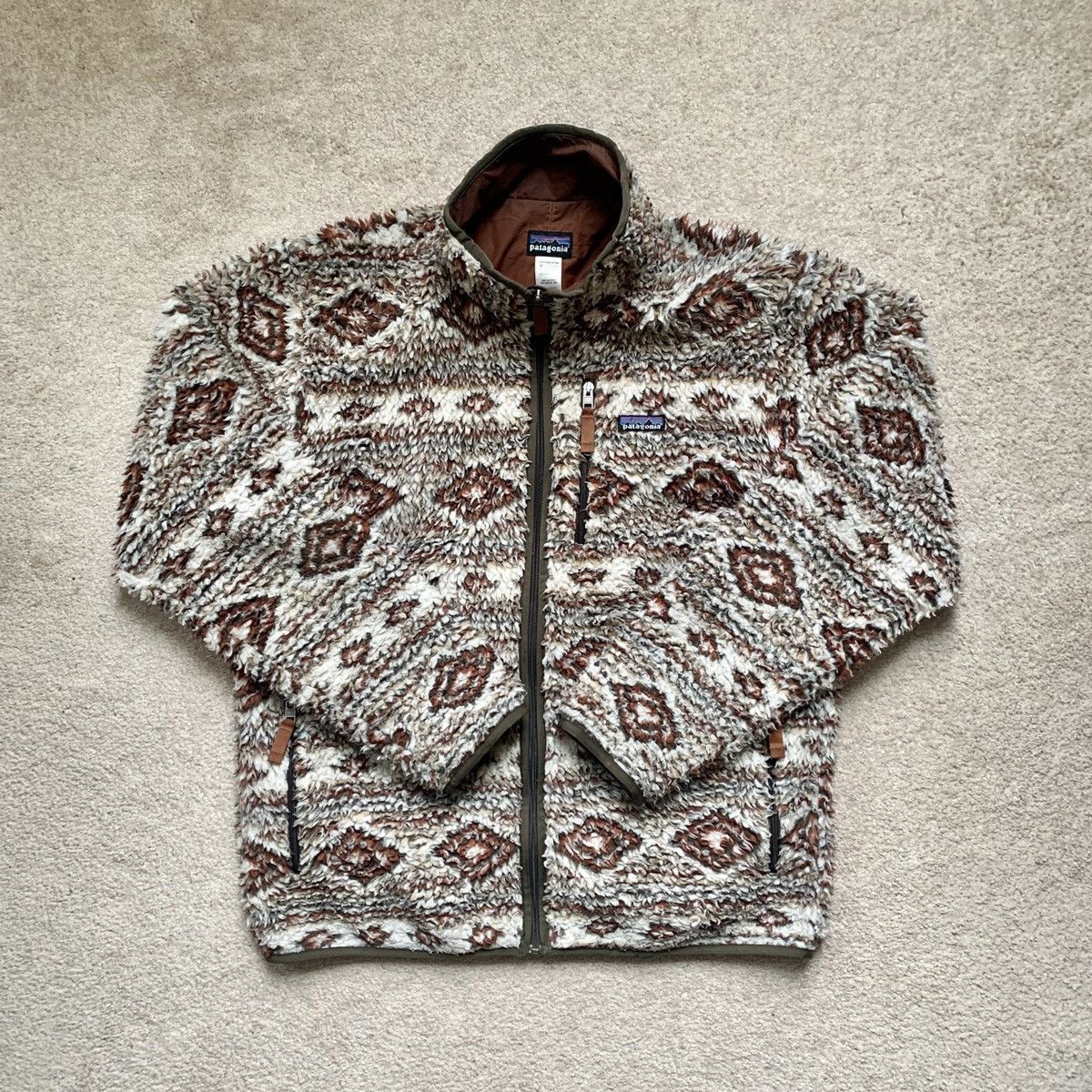 Patagonia Mens Vintage Patagonia Retro X Aztec Deep Pile Fleece Jacket ...