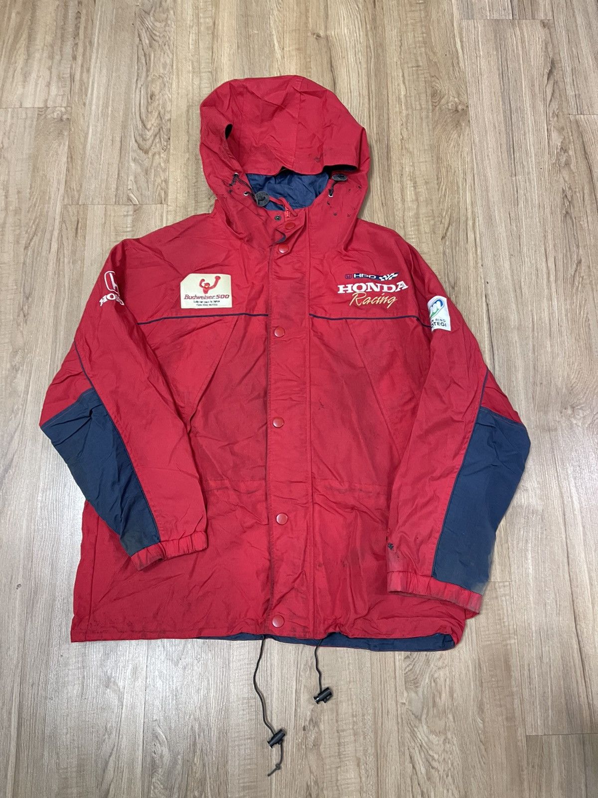 Honda × Racing Vintage Embroidered patches HONDA CART team jacket | Grailed