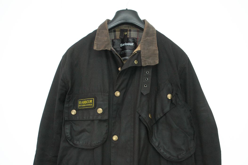 Barbour Vintage BARBOUR International Waxed A7 Motorcycle Jacket | Grailed