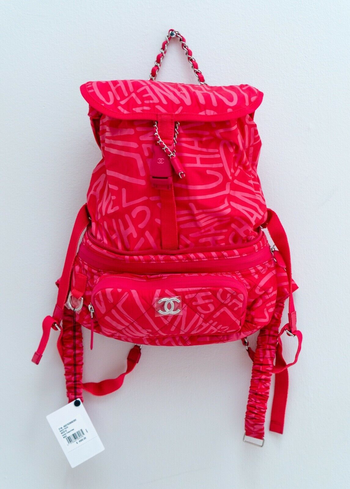 Chanel *Very Rare* Chanel Coco Neige Pink Backpack / Bum Bag! | Grailed