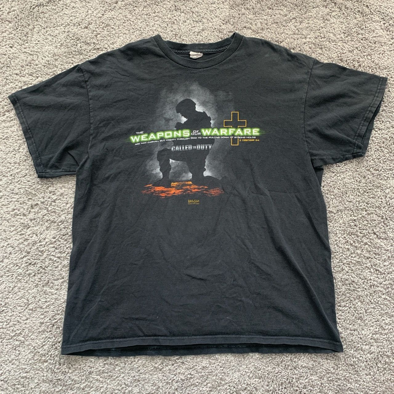 Vintage Vintage Y2K call of duty religious shirt | Grailed