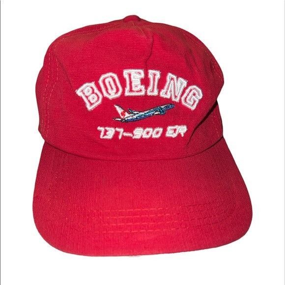Vintage Boeing 737 trucker baseball cap embroidered lionair hat | Grailed