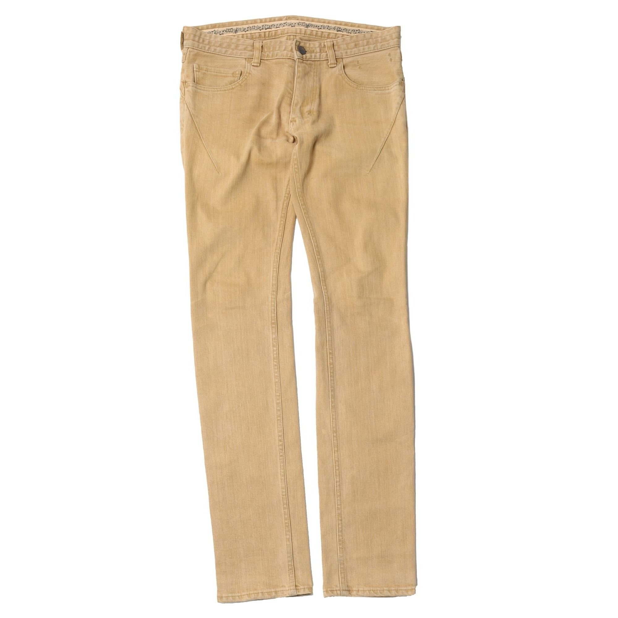 Number (N)ine Number Nine Tan Denim Pants | Grailed