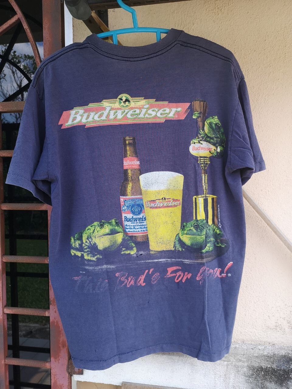 Budweiser × Made In Usa × Vintage Vintage Budweiser Frog 90s | Grailed