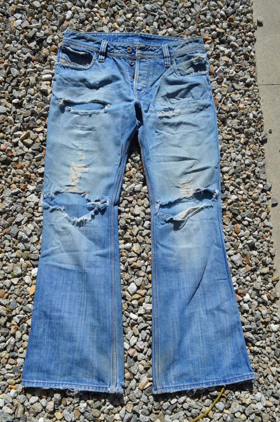 Diesel DIESEL INDUSTRY 'MADE IN ITALY' 1970S HIPPIE STYLE BELL BOT ...