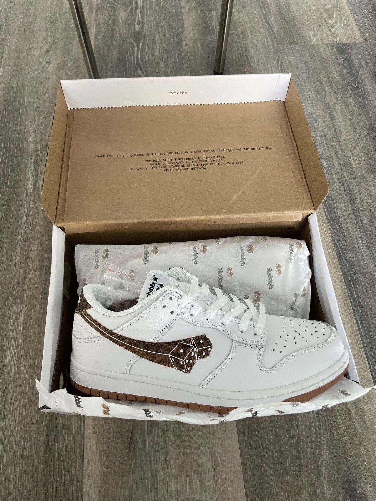 Streetwear Donny Dybbuk Lucky 7 Snake Eyes V1 Dunk Low | Grailed