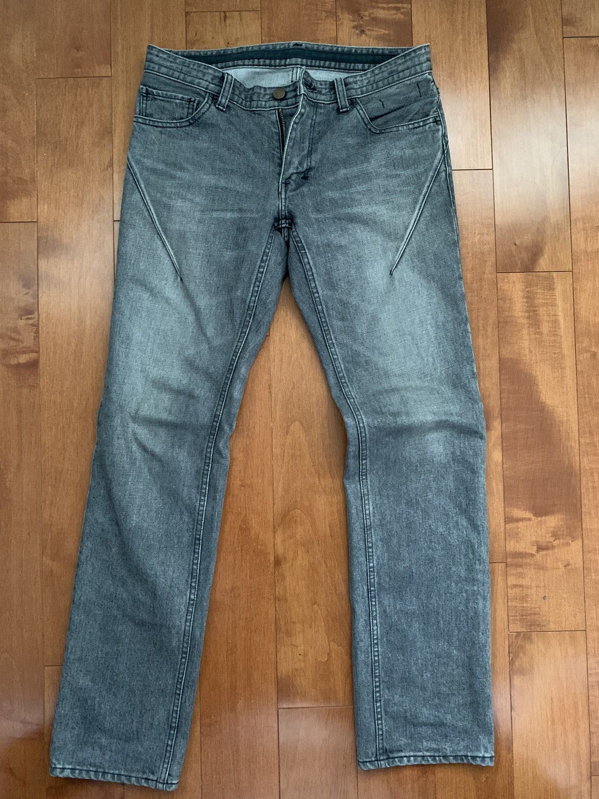 Number (N)ine × Vintage Number Nine Grey Denim Jeans | Grailed