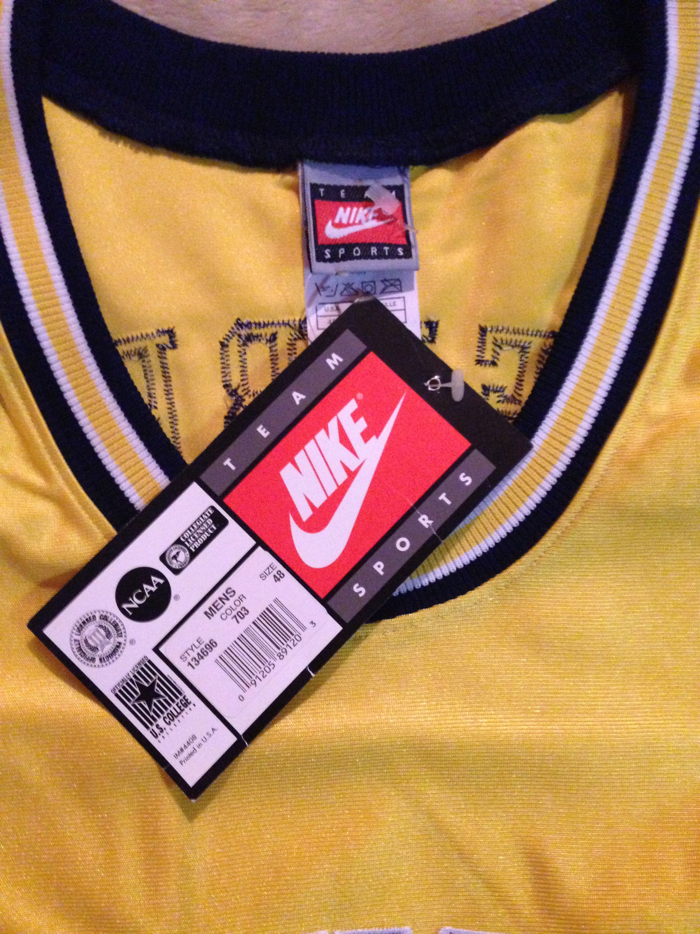 Nike NEW AUTHENTIC CHRIS WEBBER MICHIGAN WOLVERINES JERSEY | Grailed