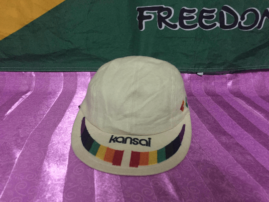 Kansai Yamamoto Vintage Kansai yamamoto Spell Out Big Ligo Headwear ...