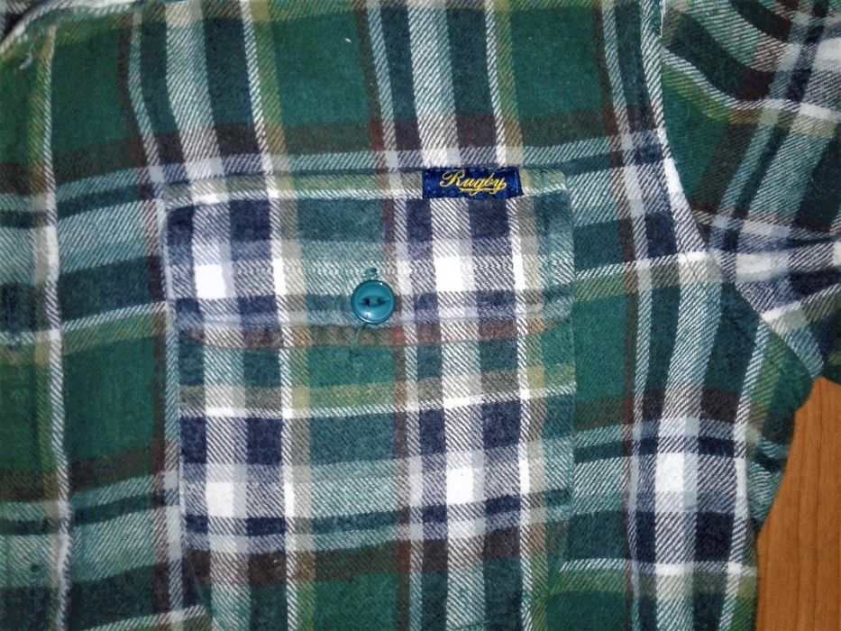 Pyrex Vision Pyrex Vision x Ralph Lauren Rugby (Green Flannel) | Grailed