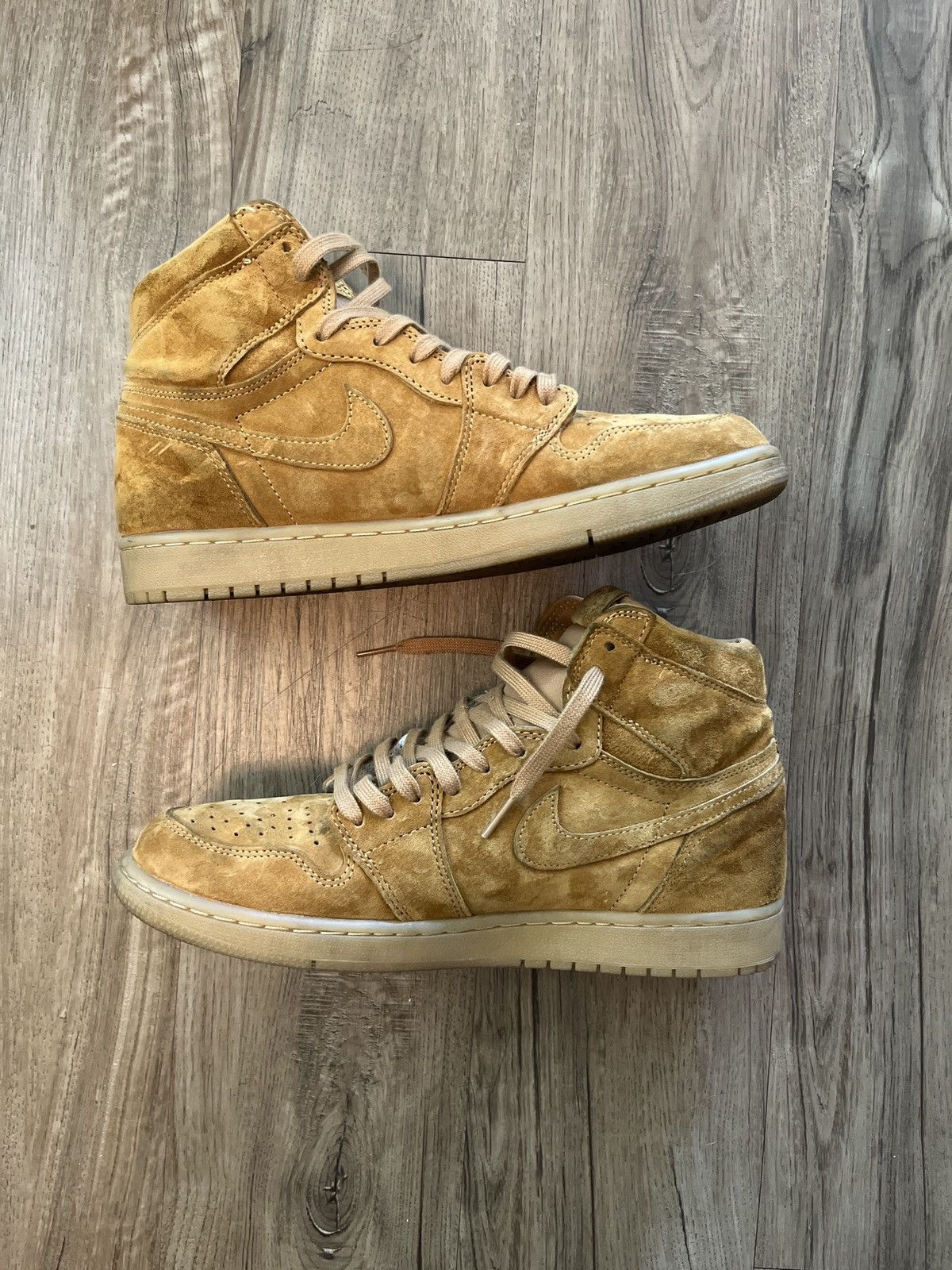 Jordan Brand × Nike Air Jordan 1 Retro High OG Wheat 2017 | Grailed