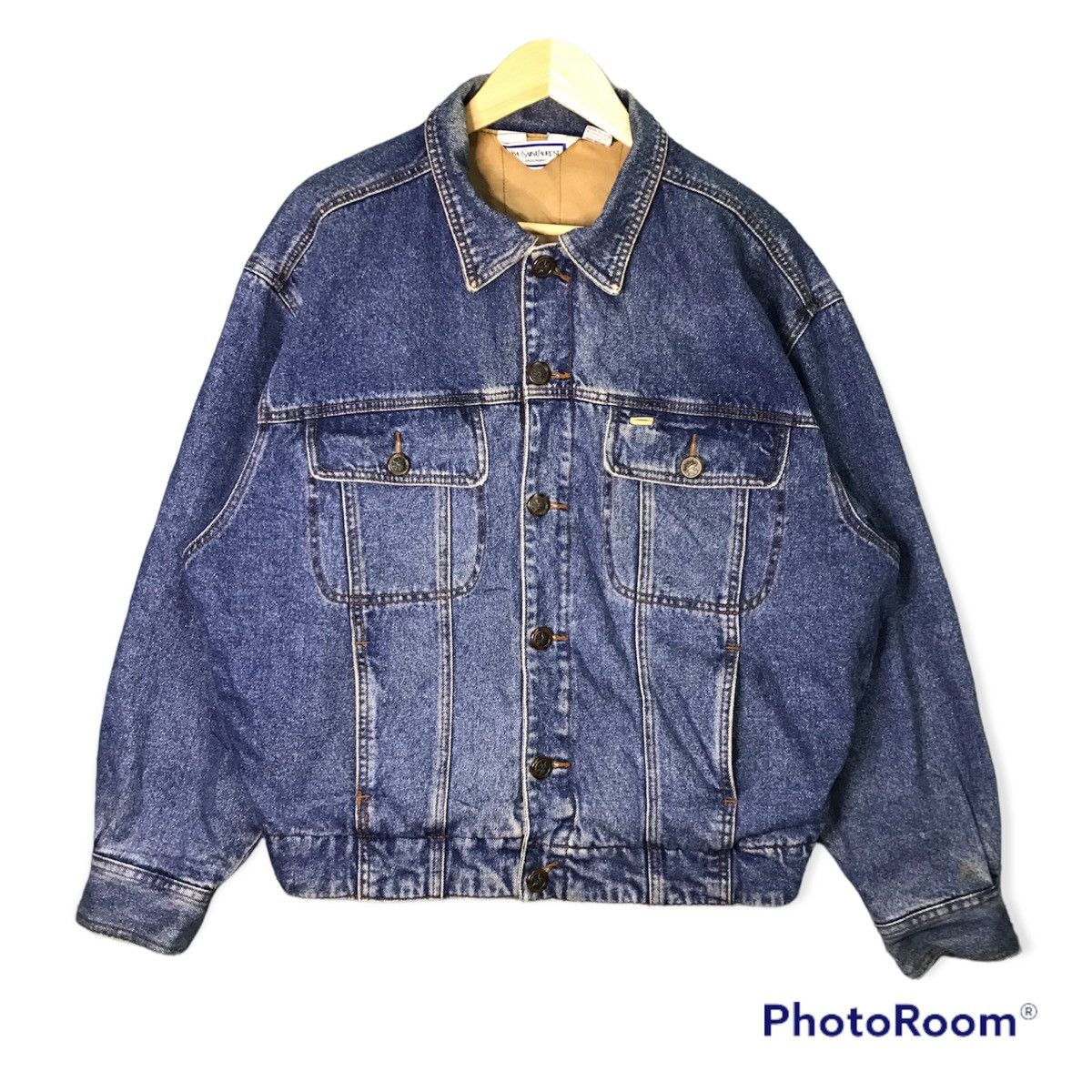Yves Saint Laurent Vintage Yves Saint Laurent Jacket YSL Denim Trucker ...
