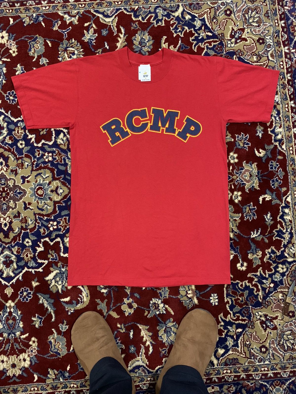 Vintage Vintage 90s RCMP /GRC College Script Tshirt | Grailed