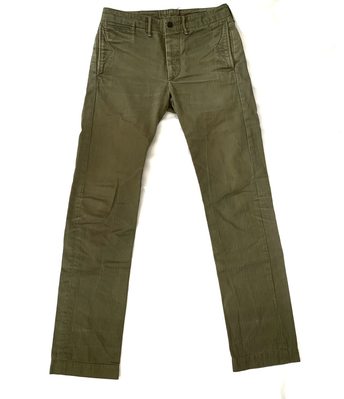 RRL Ralph Lauren Officer’s Field Sanforized Chino Pant - Green | Grailed