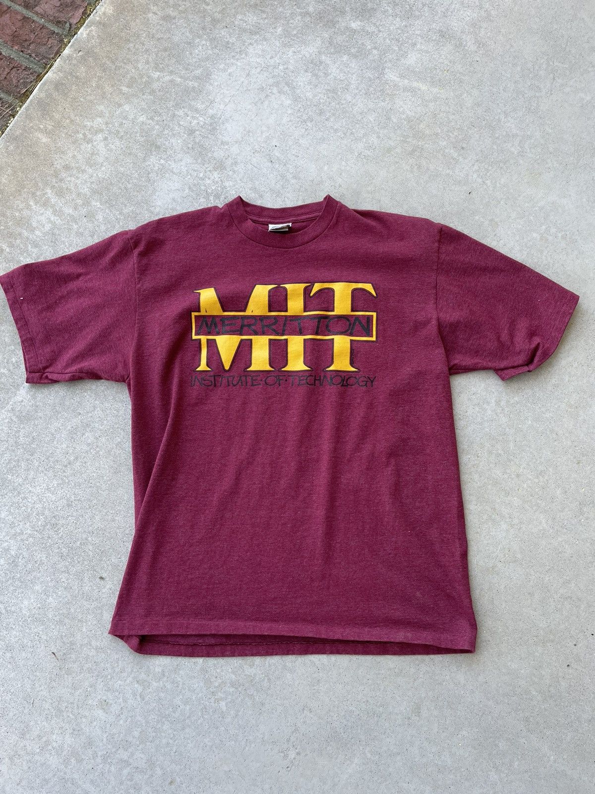 NCAA × Vintage Vintage MIT Naturals Tshirt | Grailed