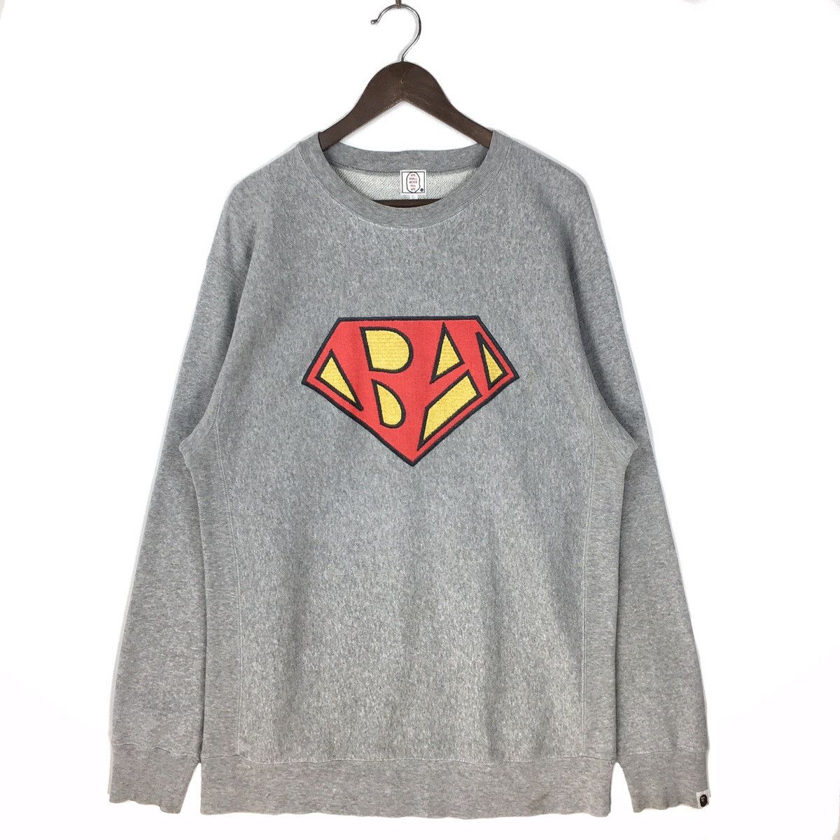 Bape Rare!! OG Bape Superman Bathing Ape Crewneck | Grailed Bape Rare!! OG Bape Superman Bathing Ape Crewneck | Grailed
