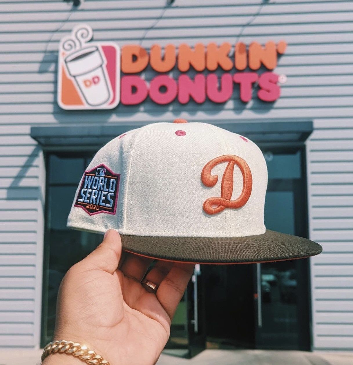 Hat Club × MyFitteds × New Era 7 3/8 LA Dodgers Dunkin' Donuts Inspired ...