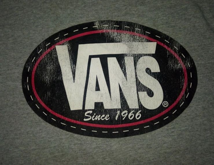 Streetwear × Vans × Vintage Vintage 90s Vans Logo shirt ~ Single Stitch ...