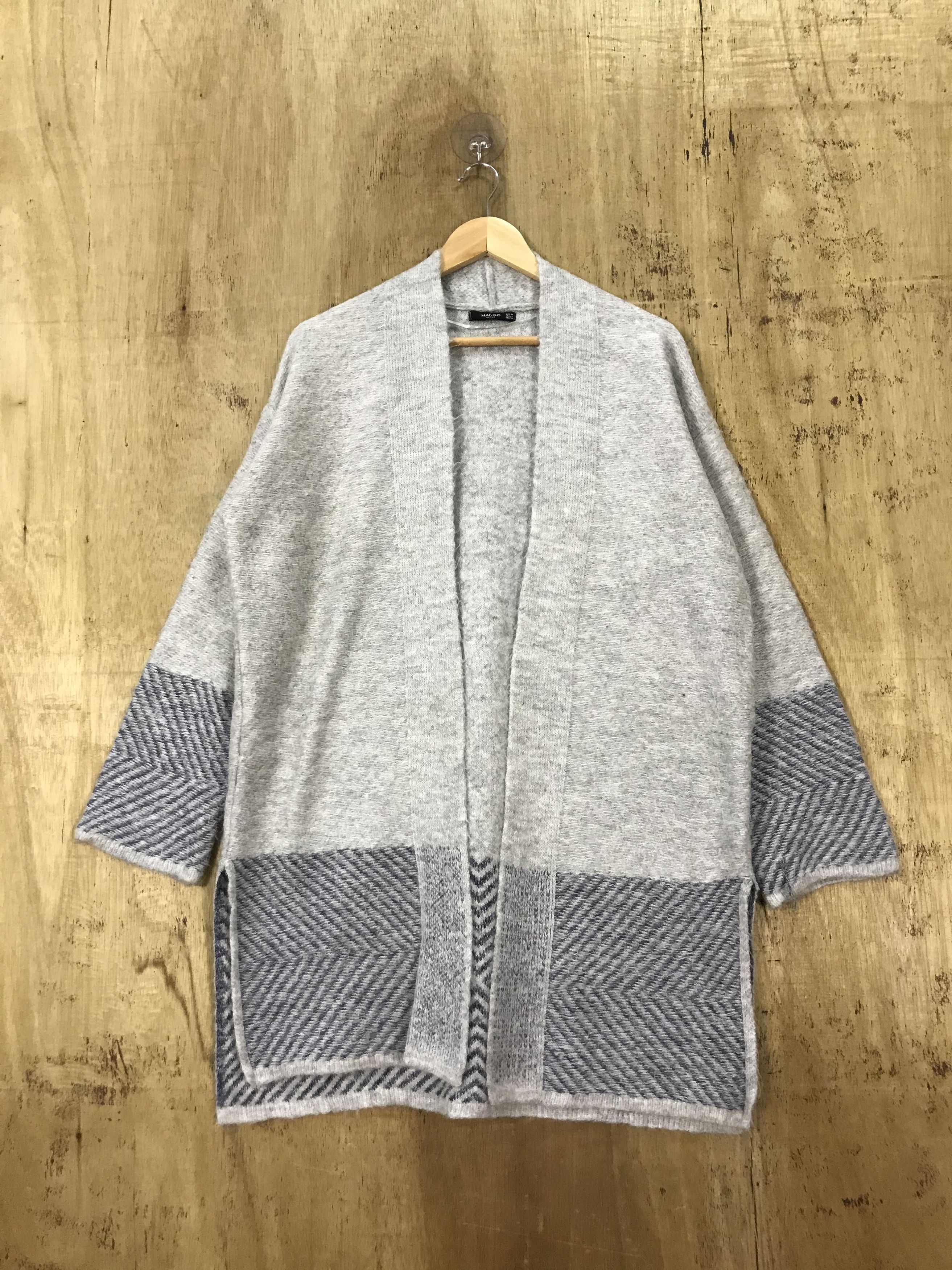 Mango × Streetwear Mango ColorBlock Maxi Cardigan Unbutton | Grailed