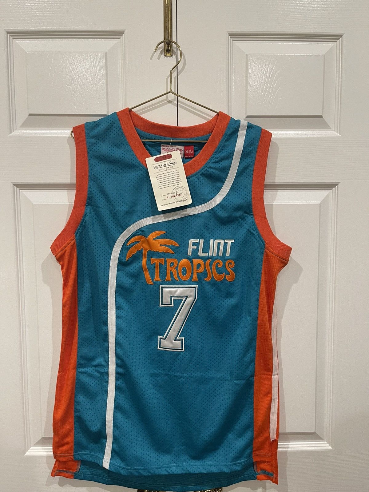 Mitchell & Ness Mitchell&ness Flint Tropics Coffee Black Jersey | Grailed