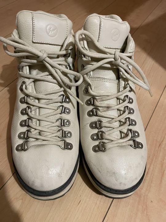 Fragment Design × Visvim Serra Leather Hiking Boots | Grailed