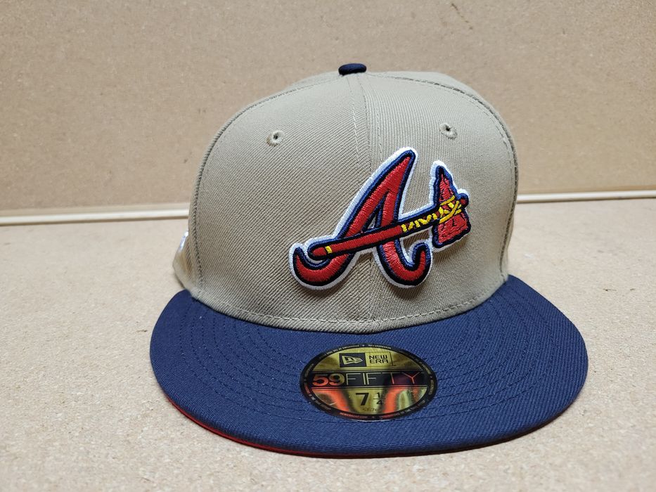 New Era Sneakertown Atlanta Braves 1999 World Series Red UV 7 1/4 | Grailed