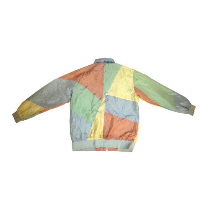 Vintage Multi-Colored Pastel Mock Windbreaker | Grailed