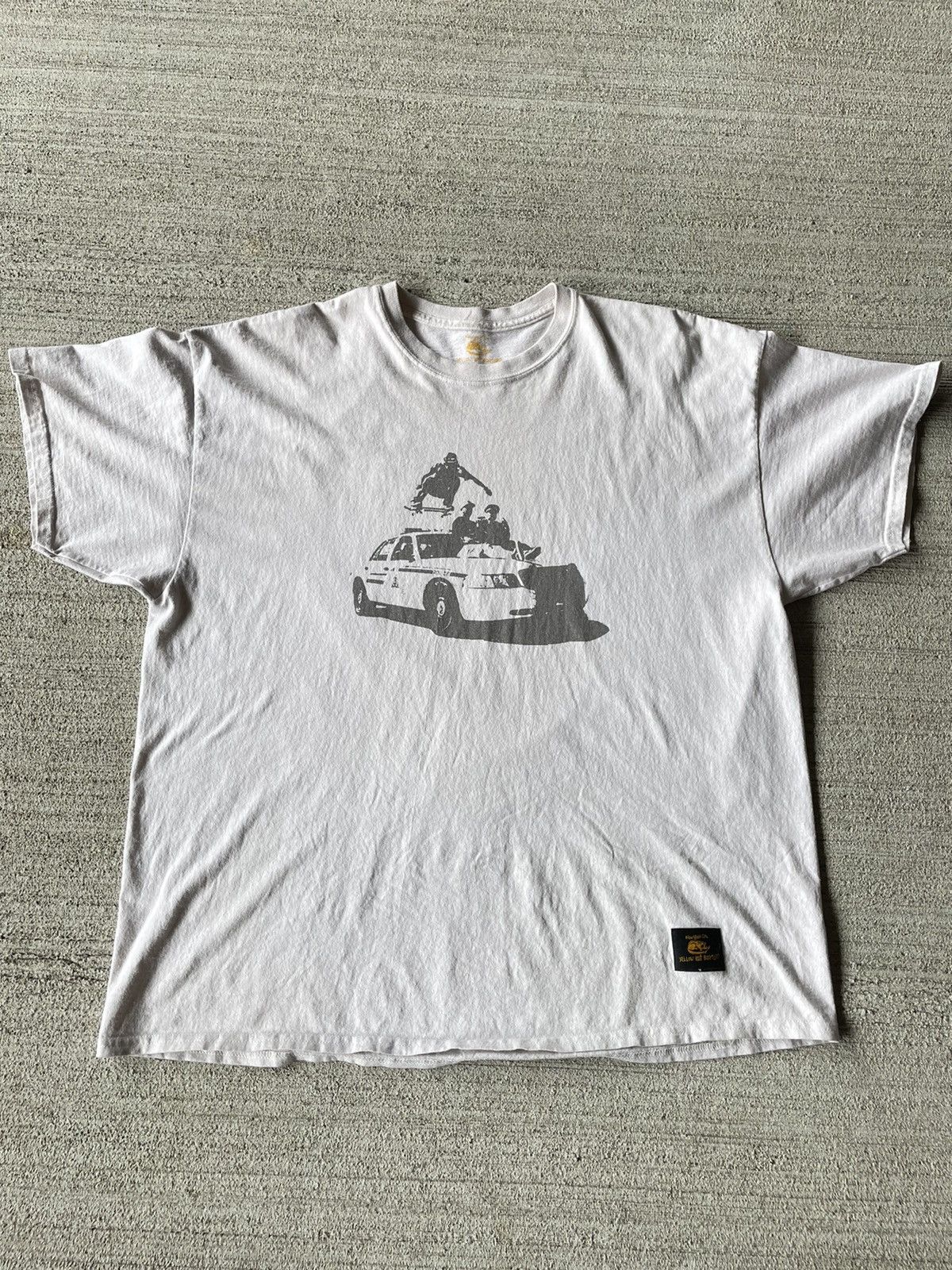 Streetwear × Vintage Yellow Rat Bastard skating cops T shirt | Grailed