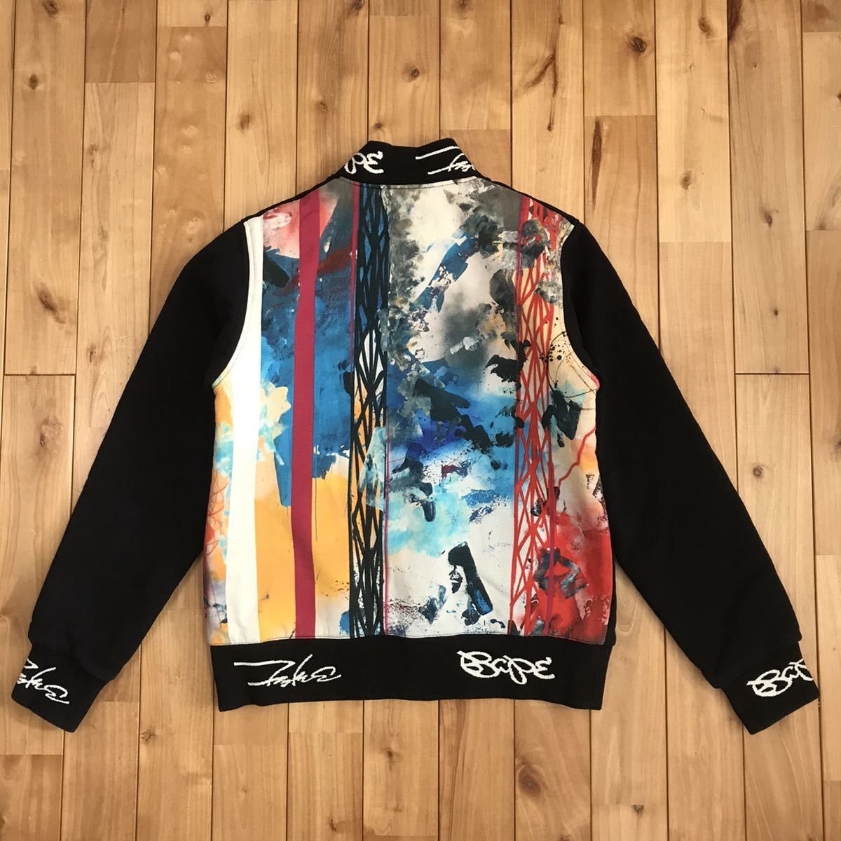 Bape × Futura BAPE × futura sweat bomber jacket | Grailed