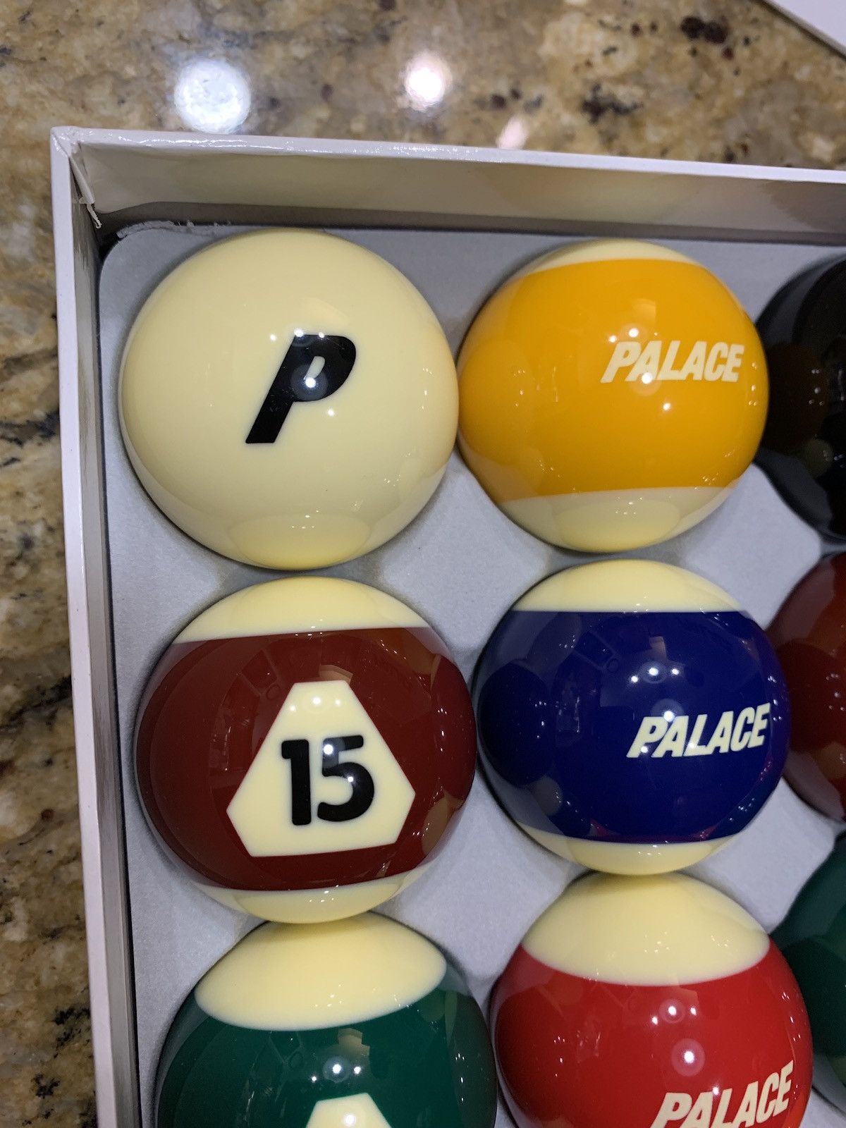 Palace ENGLISH POOL BALLS (FULL SET) | Grailed