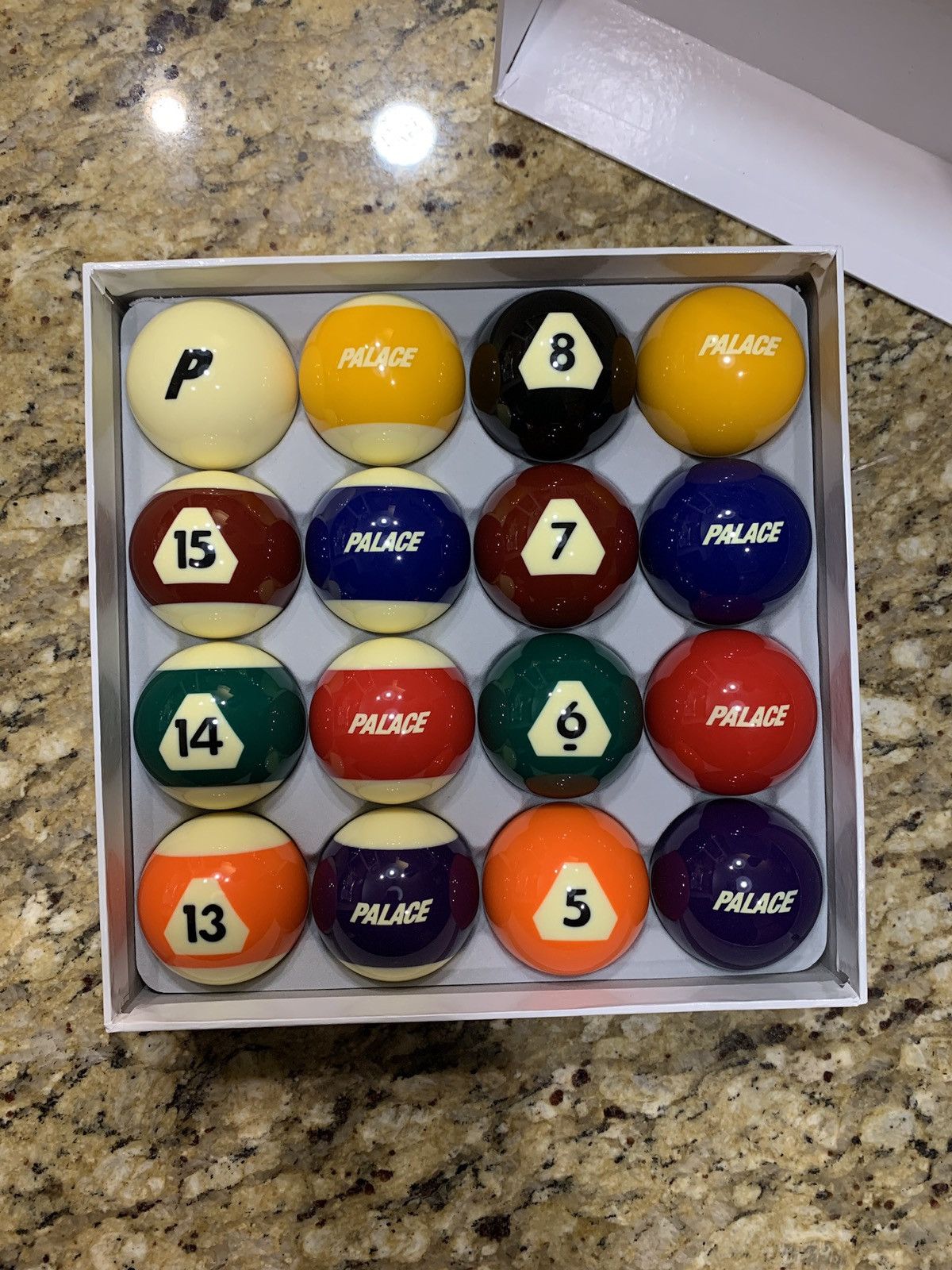 Palace ENGLISH POOL BALLS (FULL SET) | Grailed