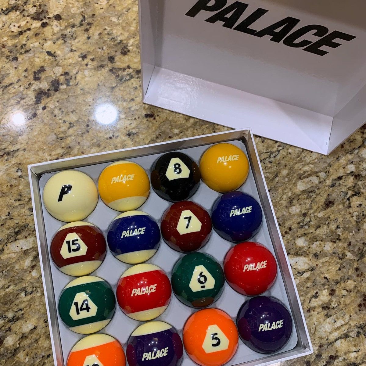 Palace ENGLISH POOL BALLS (FULL SET) | Grailed