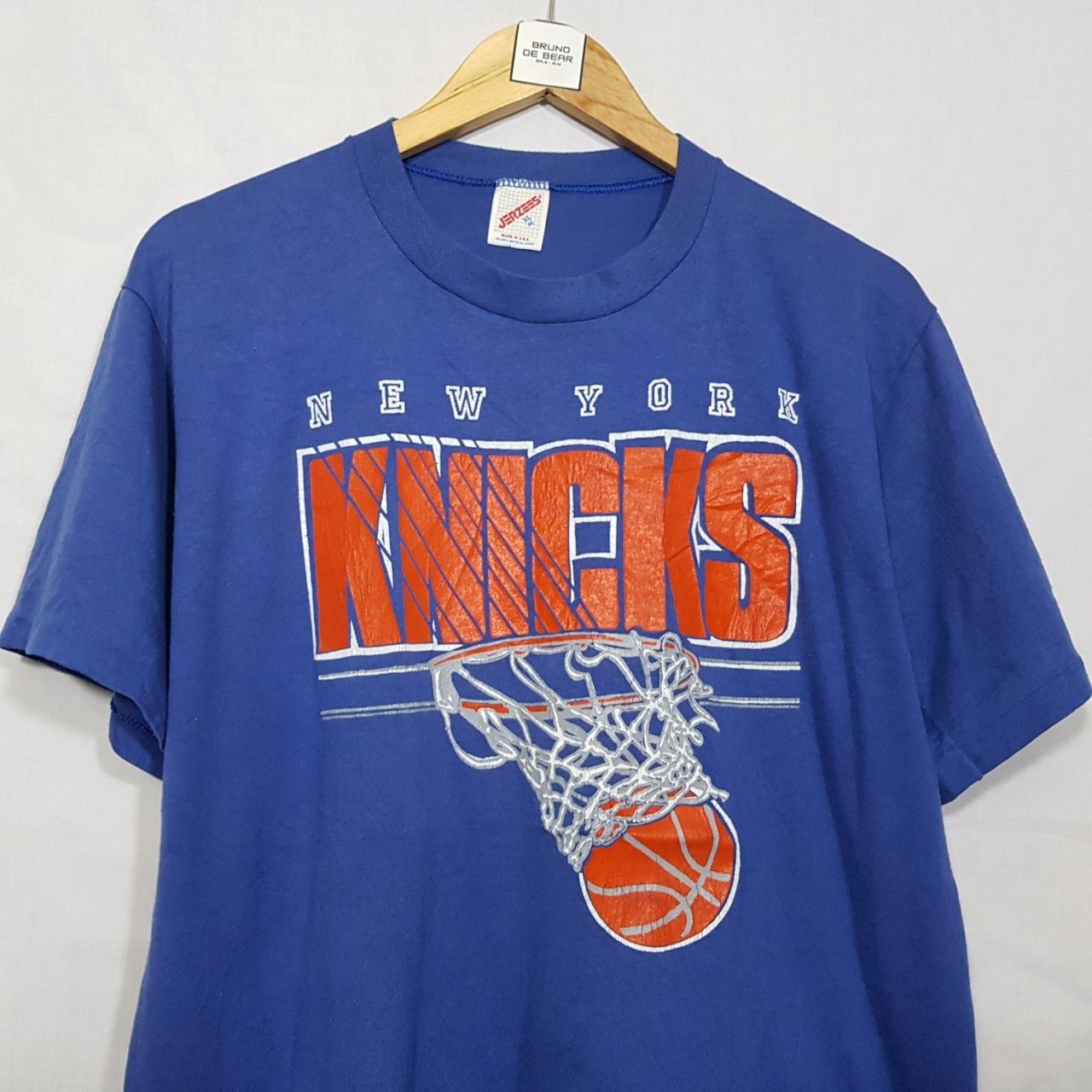 NBA × Vintage Vintage 80's-90s New York Knicks NBA shirt | Grailed