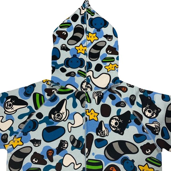 Bape Bape x Kaws Animal Kingdom Hoodie | Grailed