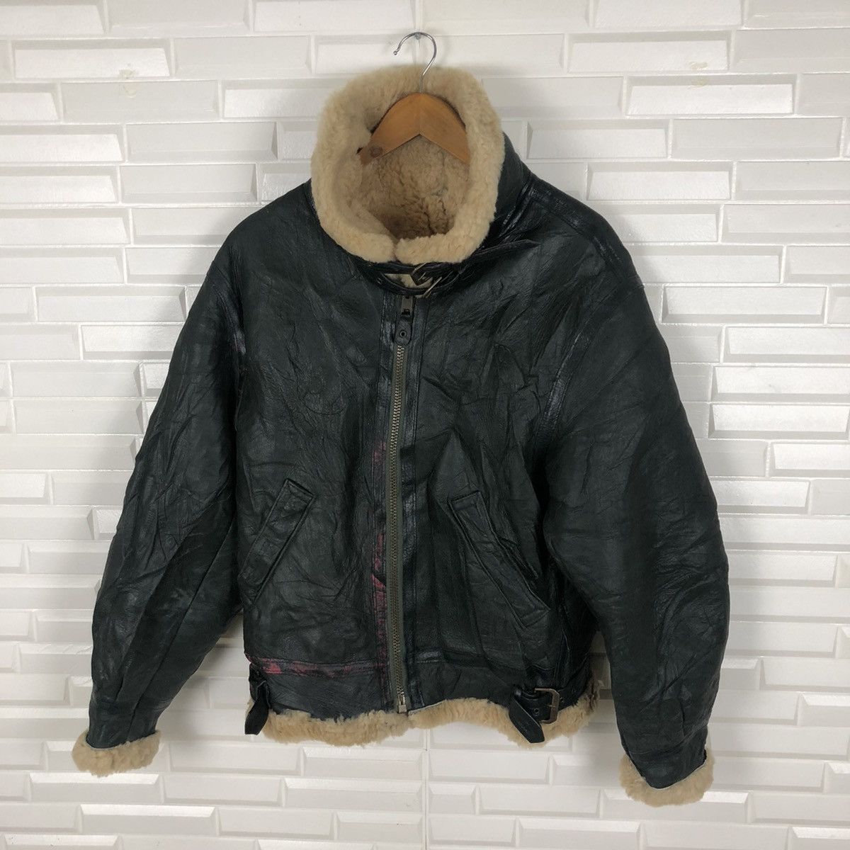 B 3 × Leather Jacket × Octopus ️🔥TYPE B3 OCTOPUS ARMY 1986 LEATHER ...