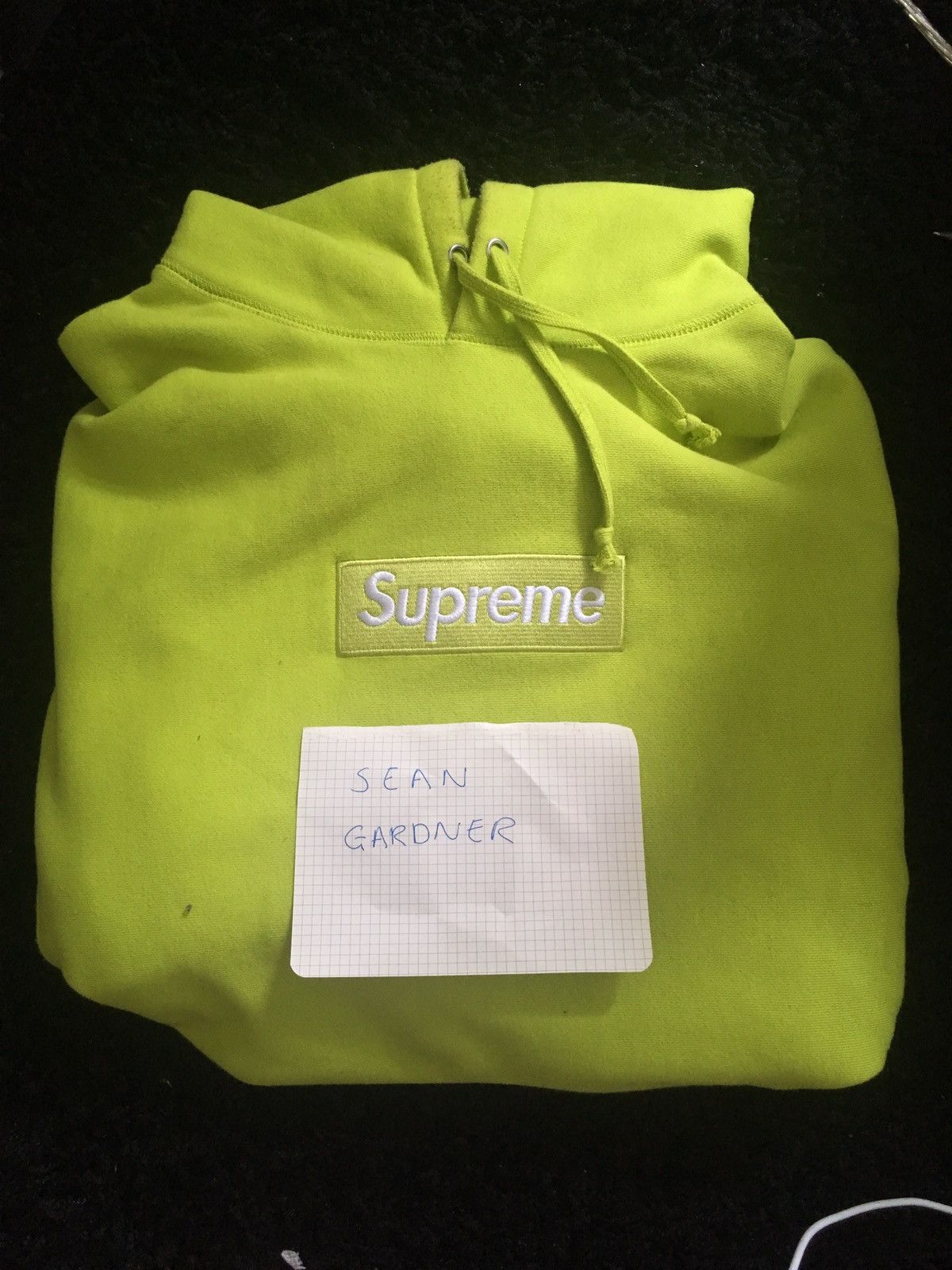 Supreme Acid Green Supreme Box Logo | Grailed