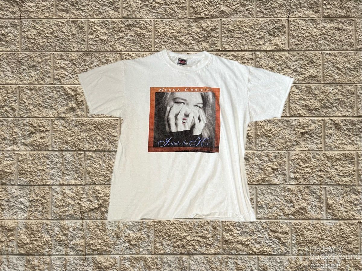 Vintage Vintage 1996 Becca Christel “Initiate the Kiss” Band T-shirt ...