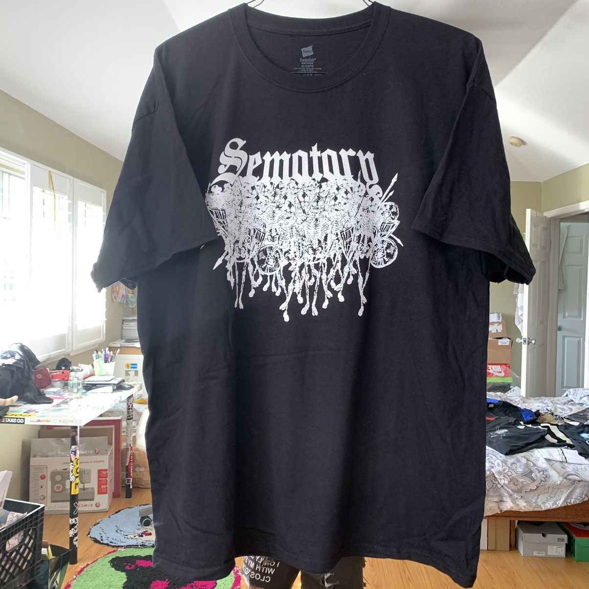 Band Tees Sematary haunted mound 2021 skellingtons Harold shirt | Grailed