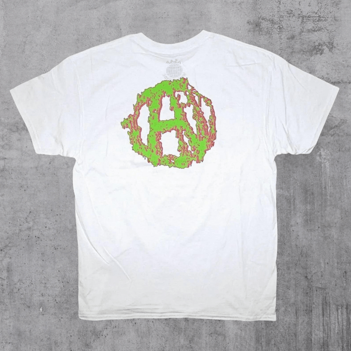 Asap Rocky EXCLUSIVE A$AP Mob Anarchy X Flames 2-Sided Shirt | Grailed