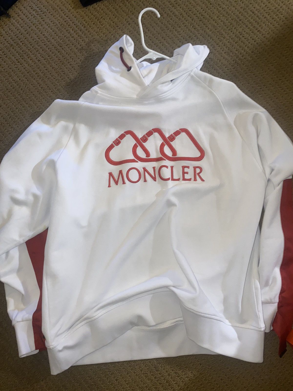 Moncler Moncler triangle hoodie | Grailed