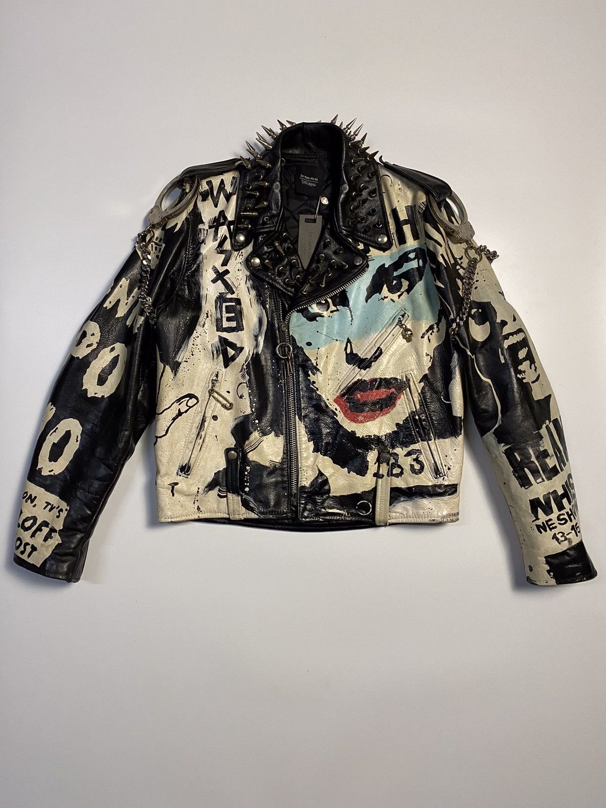 Custom × For those who sin FTWS X TERRY URBAN LEATHER JACKET | Grailed