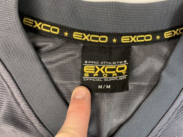 Vintage 2000s EXCO NY 05 Gradient Mesh Oversized Football Jersey | Grailed