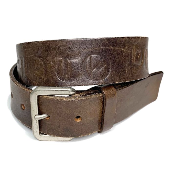 Yohji Yamamoto SS03 Gothic Font 'YOHJI YAMAMOTO POUR HOMME' Leather ...