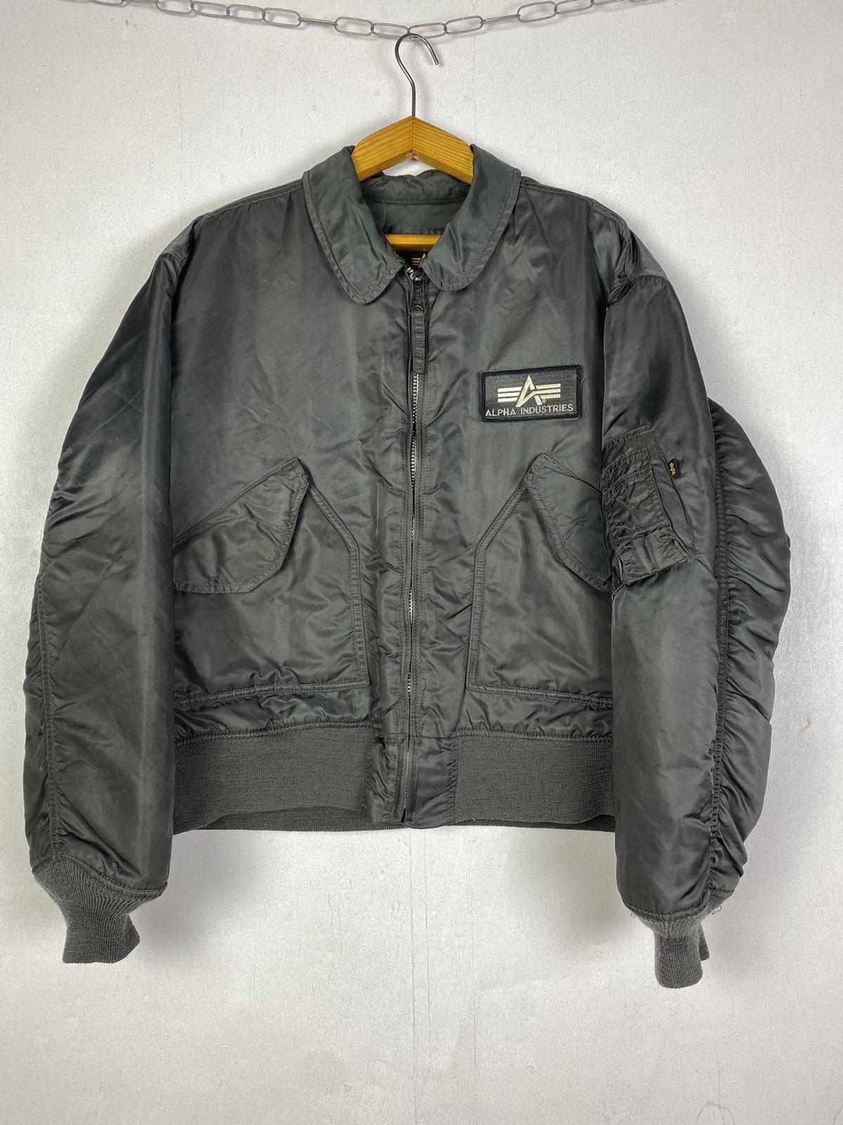 Vintage Vintage Alpha Industries Bomber Jacket MA-1 Army 51 | Grailed